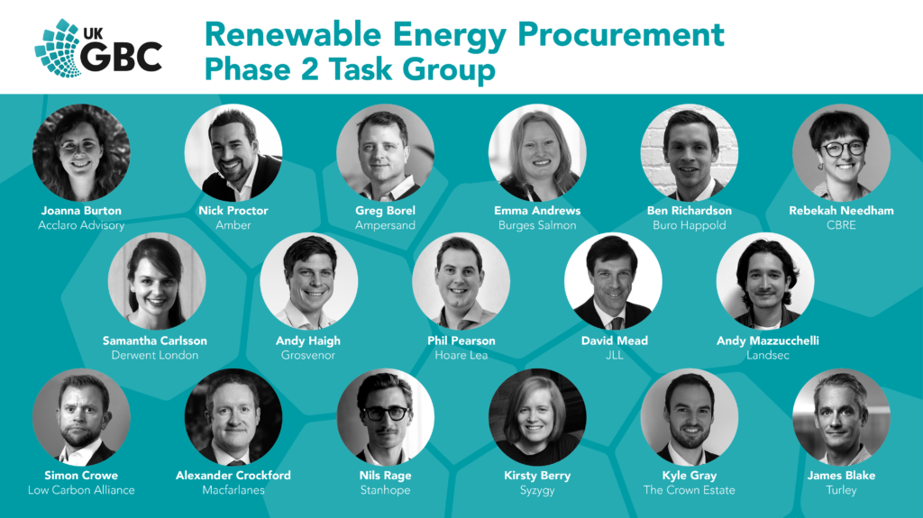UKGBC announces new Task Group on renewable energy procurement | UKGBC
